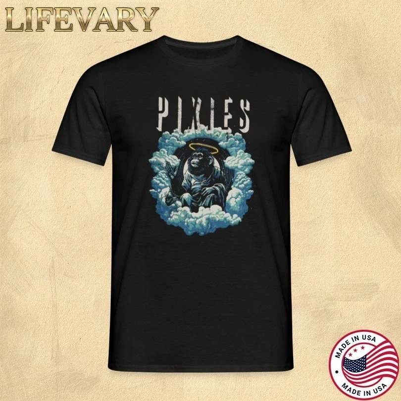 Reprint Rare Pixies Monkey's Gone To Heaven Tour 2025 Concert T-Shirt ...