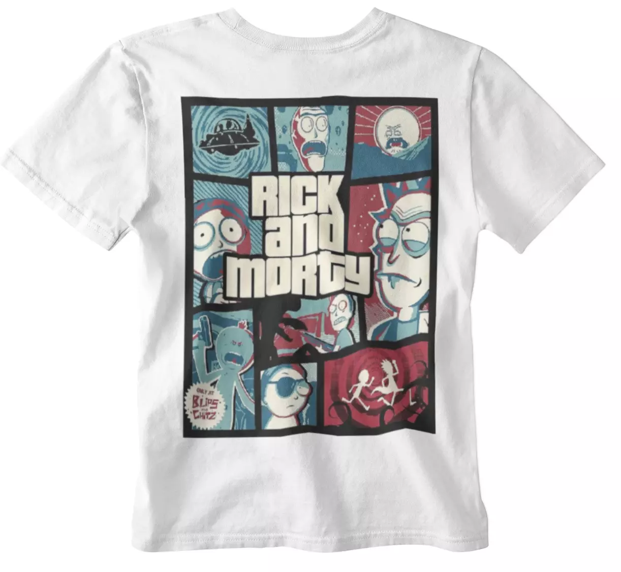 Reprint Rare RICK AND MORTY T-SHIRT POSTER WUBA DUBA LUBA FAN ART SLICK ...