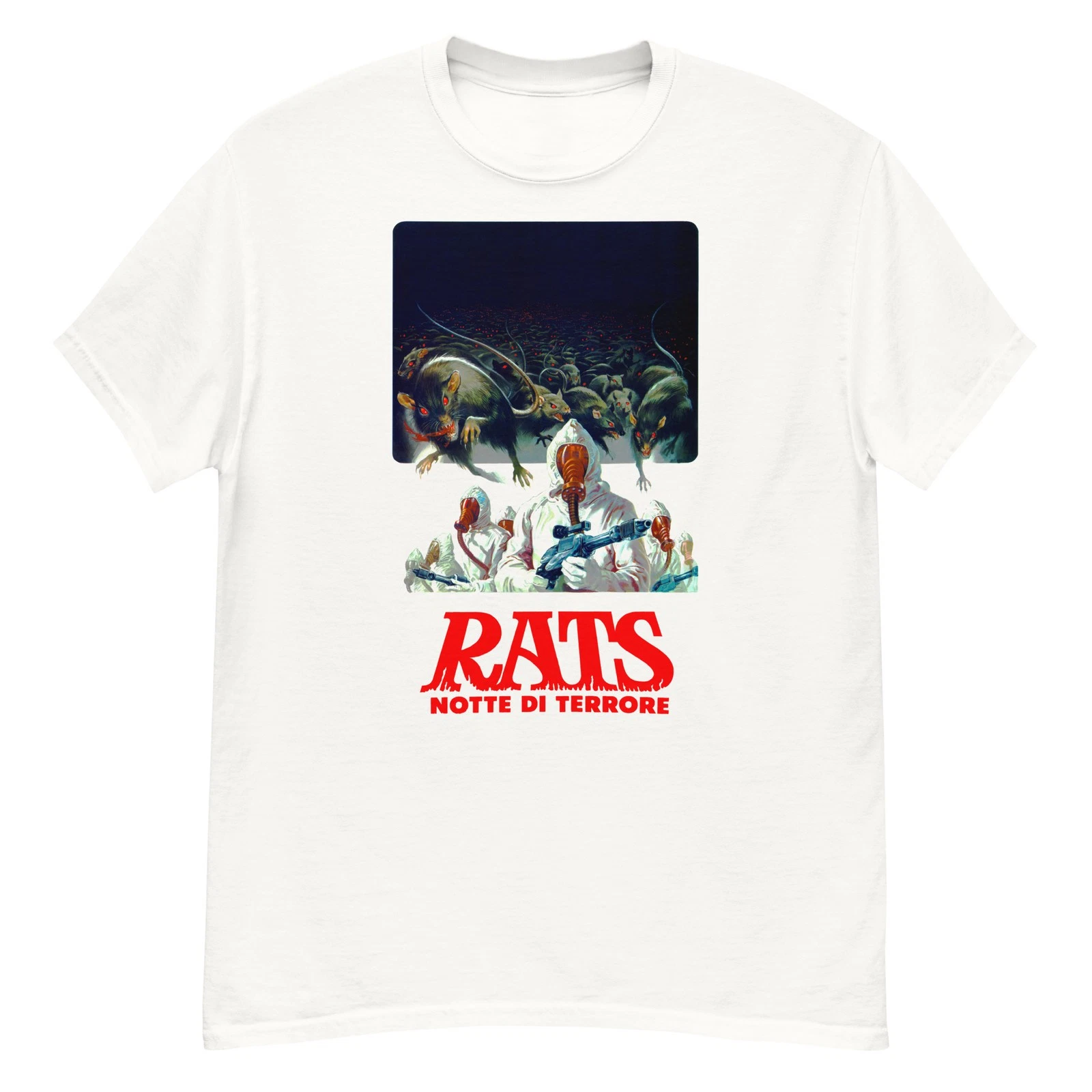 Reprint Rare Rats: Night of Terror cult sci-fi film fan art t-shirt ...