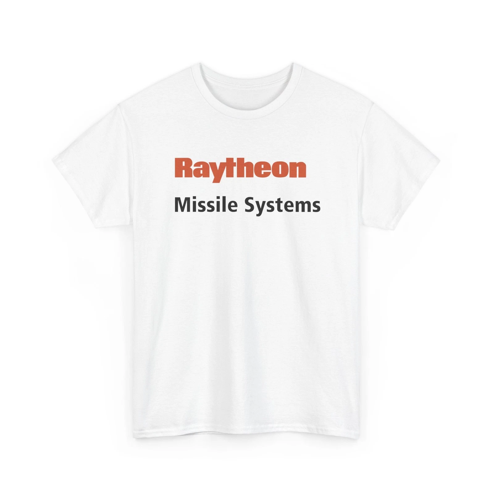 Reprint Rare Raytheon Missile Systems Unisex White Tshirt Cotton Tee ...