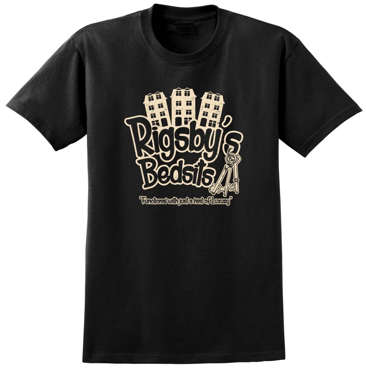 Reprint Rare Rising Damp Rigsby's Bedsits T-shirt - Retro 70s British ...