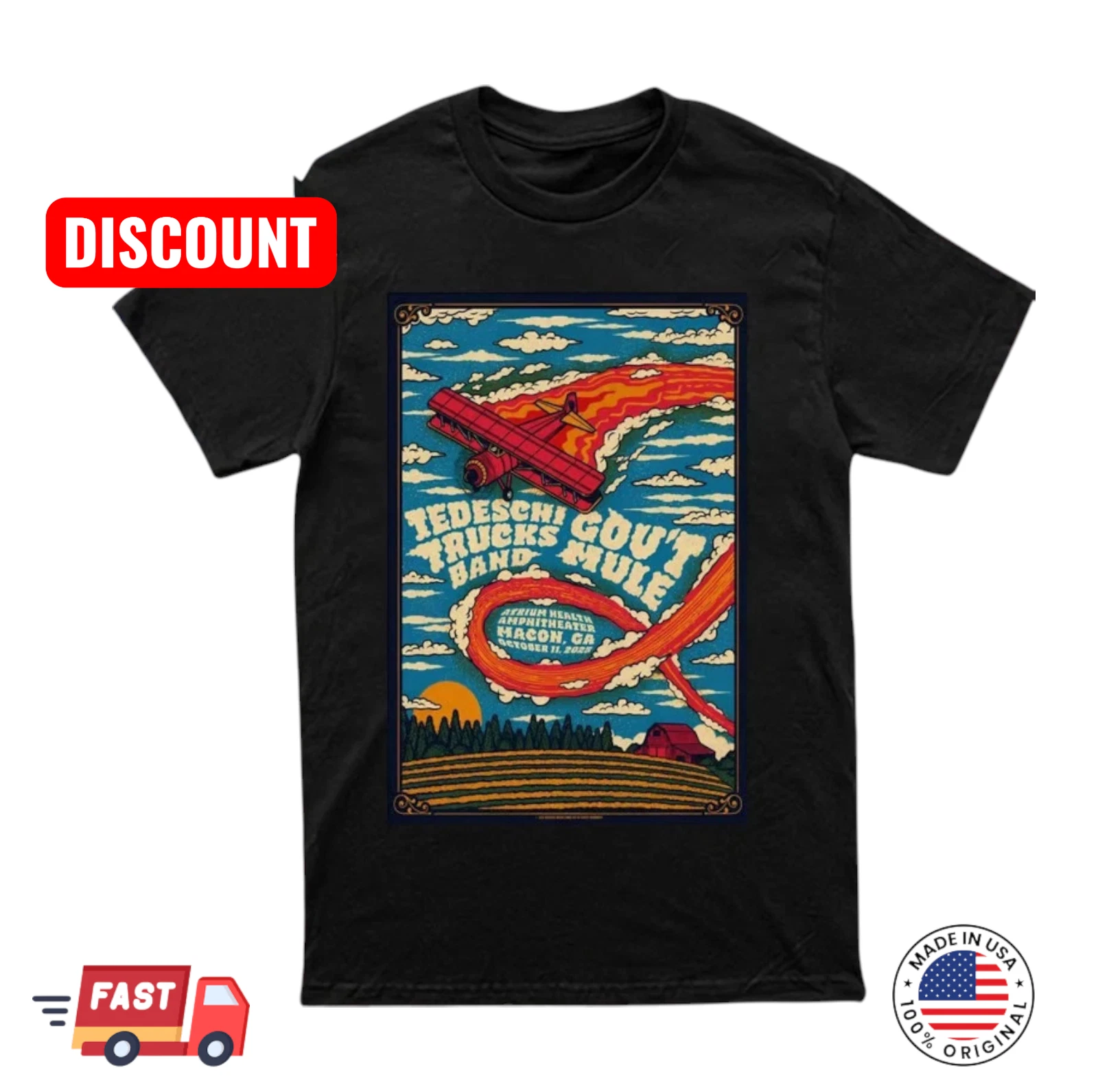 Reprint Rare SALE! Tedeschi Trucks Band Atrium Health Amphitheater Oct ...