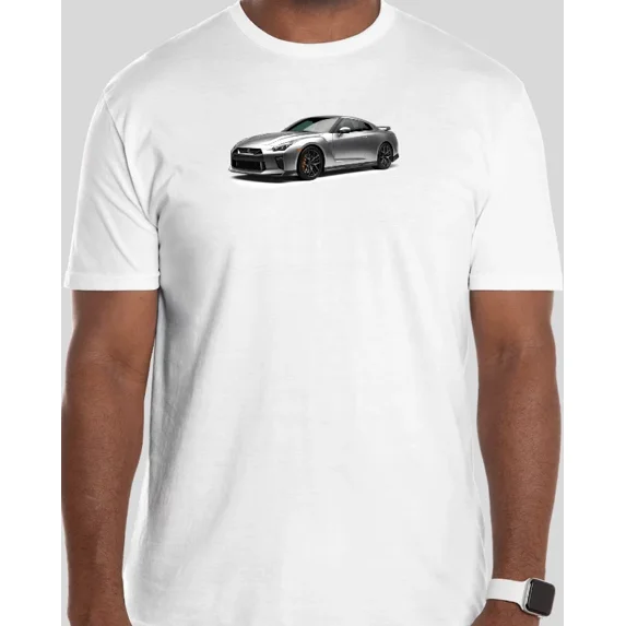 Reprint Rare SILVER NISSAN EBA R35 GTR GT-R Motor Racing T Shirt Size ...