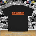 Reprint Rare Schneider Freight Shipping & Logistics Logo Men's T-Shirt ...