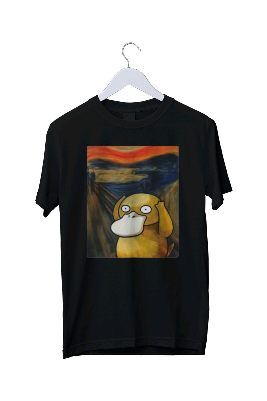 Reprint Rare Screaming Psyduck Graphic Print T-Shirt Mens Unisex S M L ...