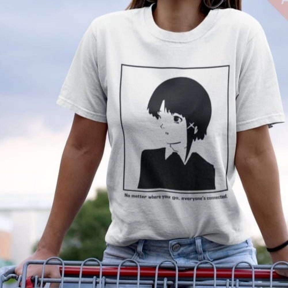Reprint Rare Serial Experiments Lain T-shirt - Lain Iwakura Tee, Unisex ...