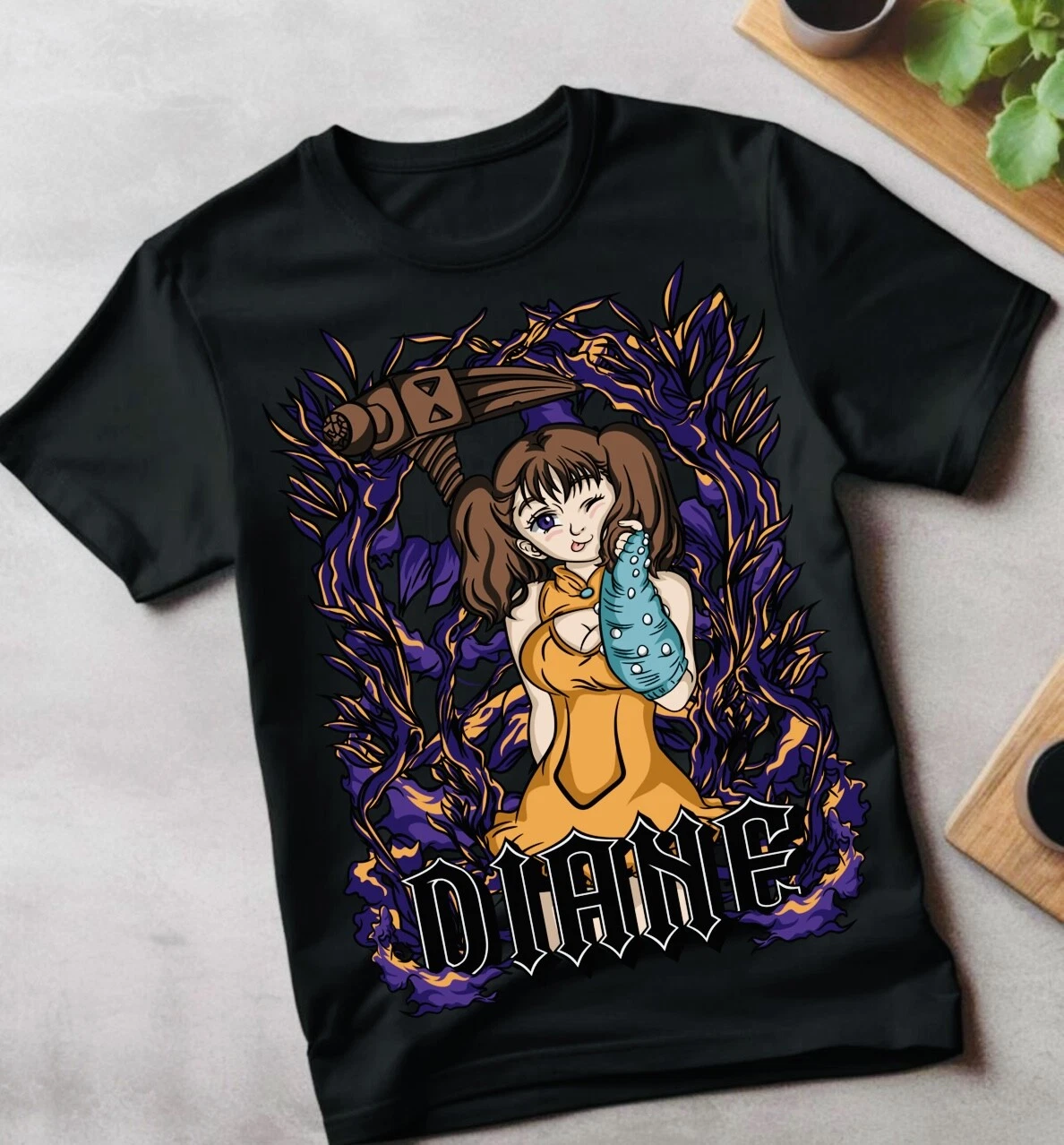 Reprint Rare Seven Deadly Sins Shirt Diane Tshirt Gowther Meliodas T ...