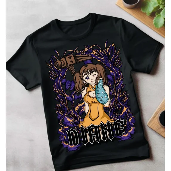 Reprint Rare Seven Deadly Sins Shirt Diane Tshirt Gowther Meliodas T ...