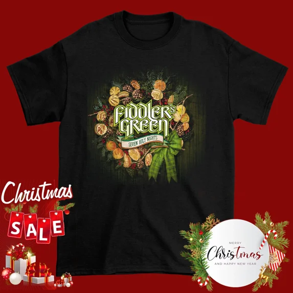 Reprint Rare Seven Holy Nights - Single by Fiddler's Green Black Shirt ...