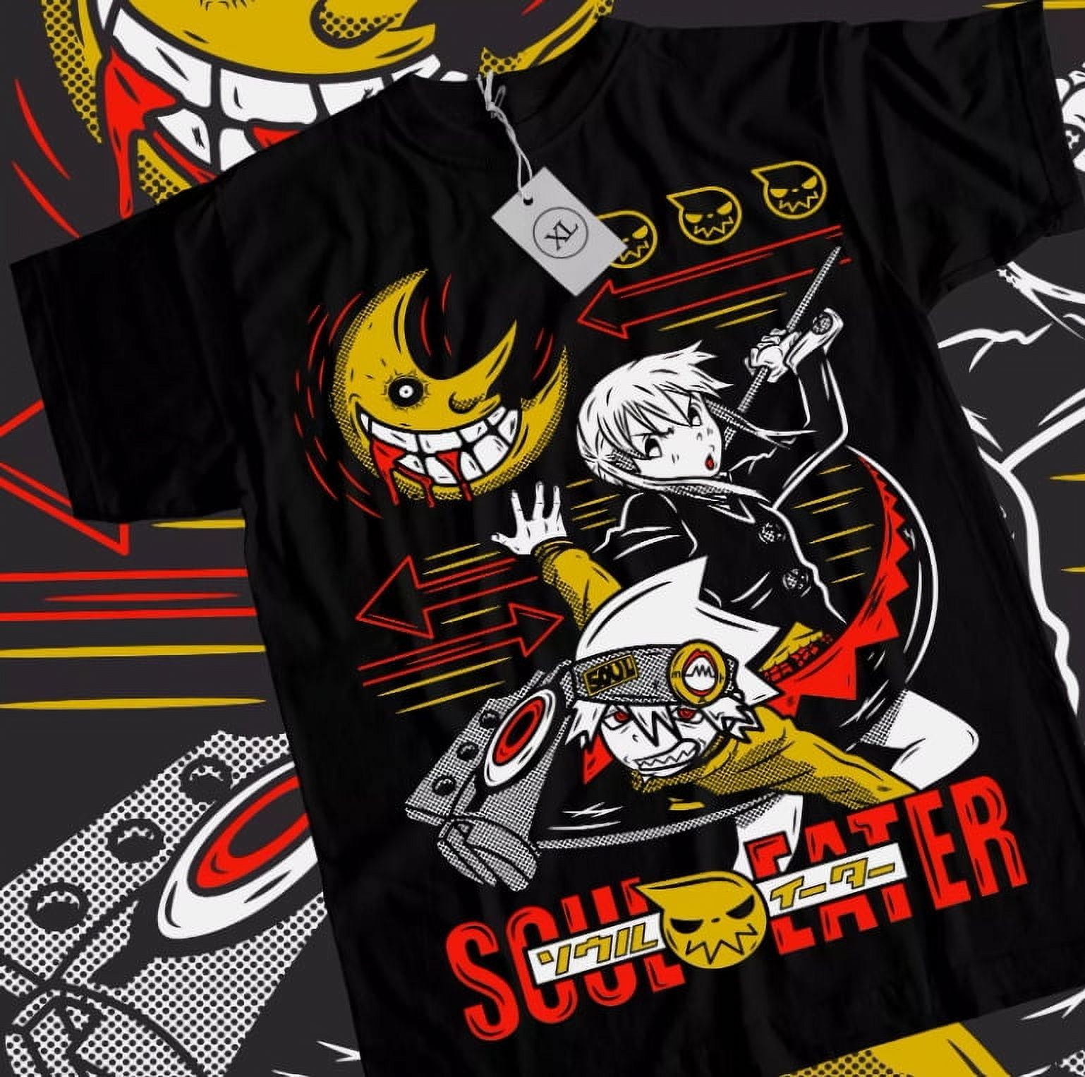 Reprint Rare Soul Eater T-Shirt Death the Kid Japanese Anime Manga ...