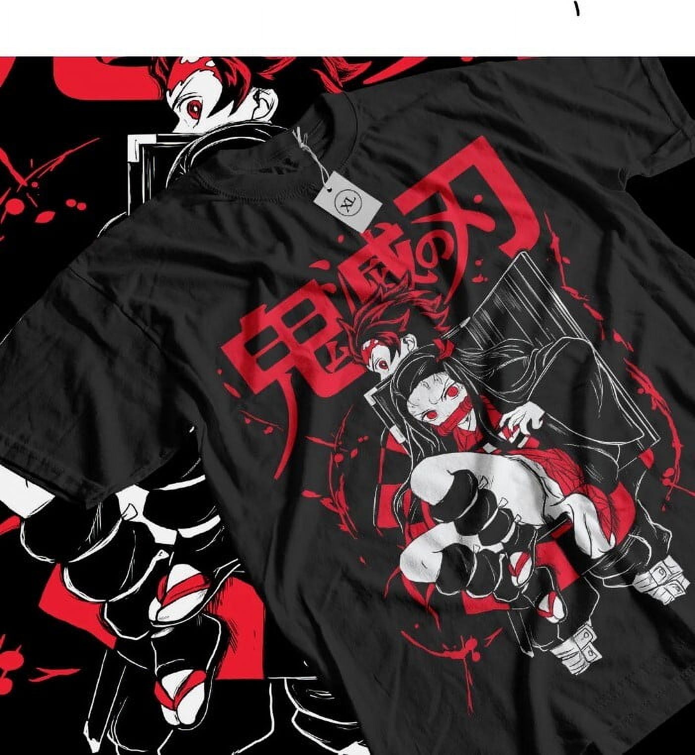 Reprint Rare Tanjiro Nezuko T-Shirt Demon Slayer Kimetsu No Yaiba Manga ...