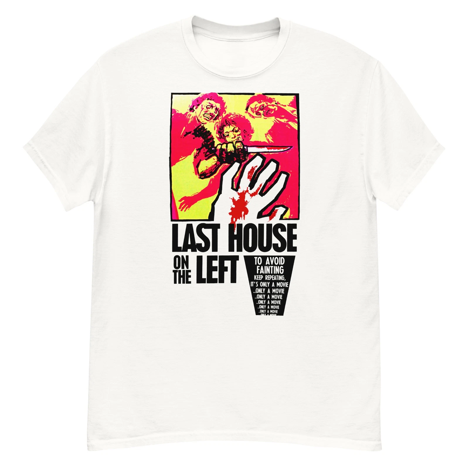 Reprint Rare The Last House on the Left cult film fan art t-shirt ...