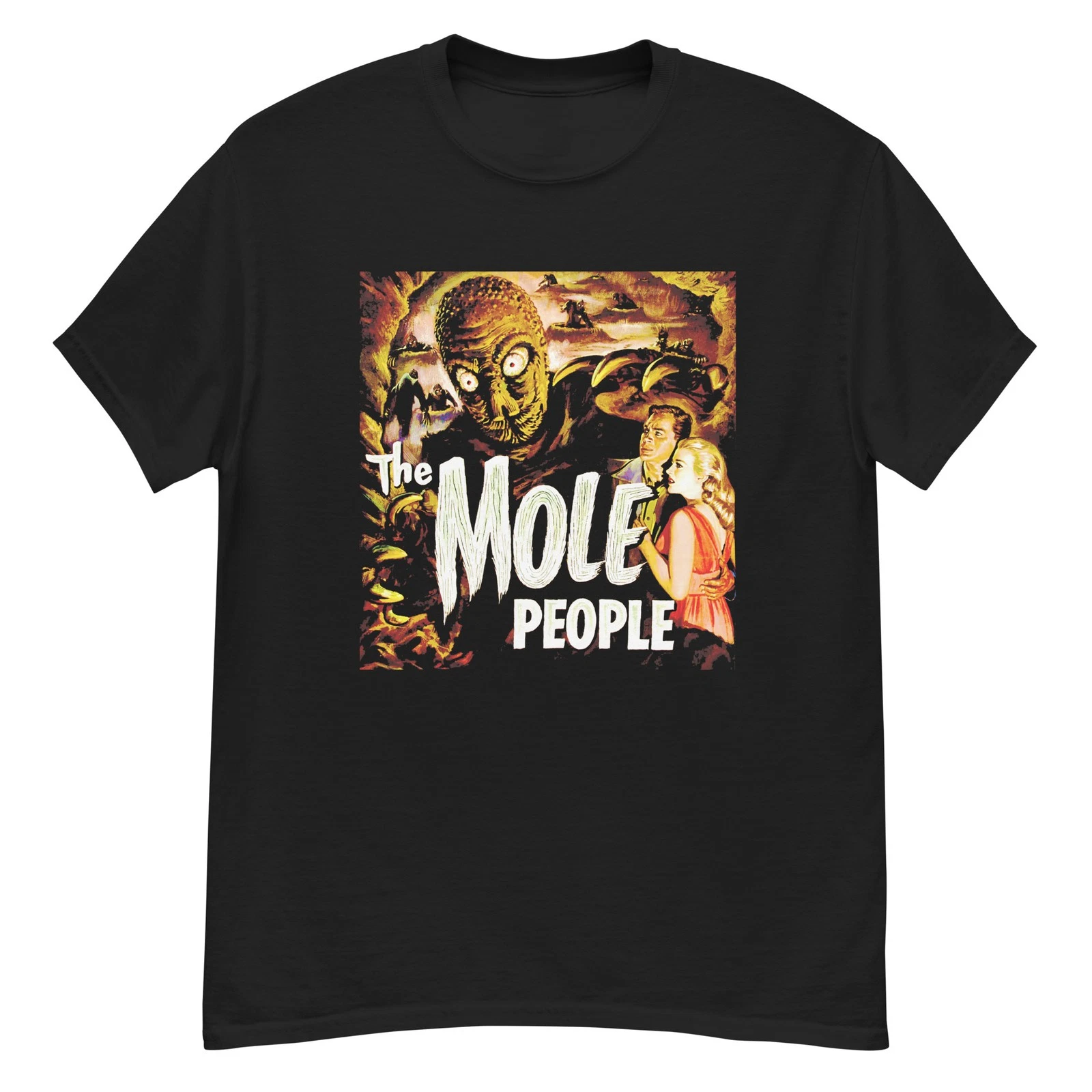 Reprint Rare The Mole People cult sci-fi film fan art t-shirt - Walmart.com