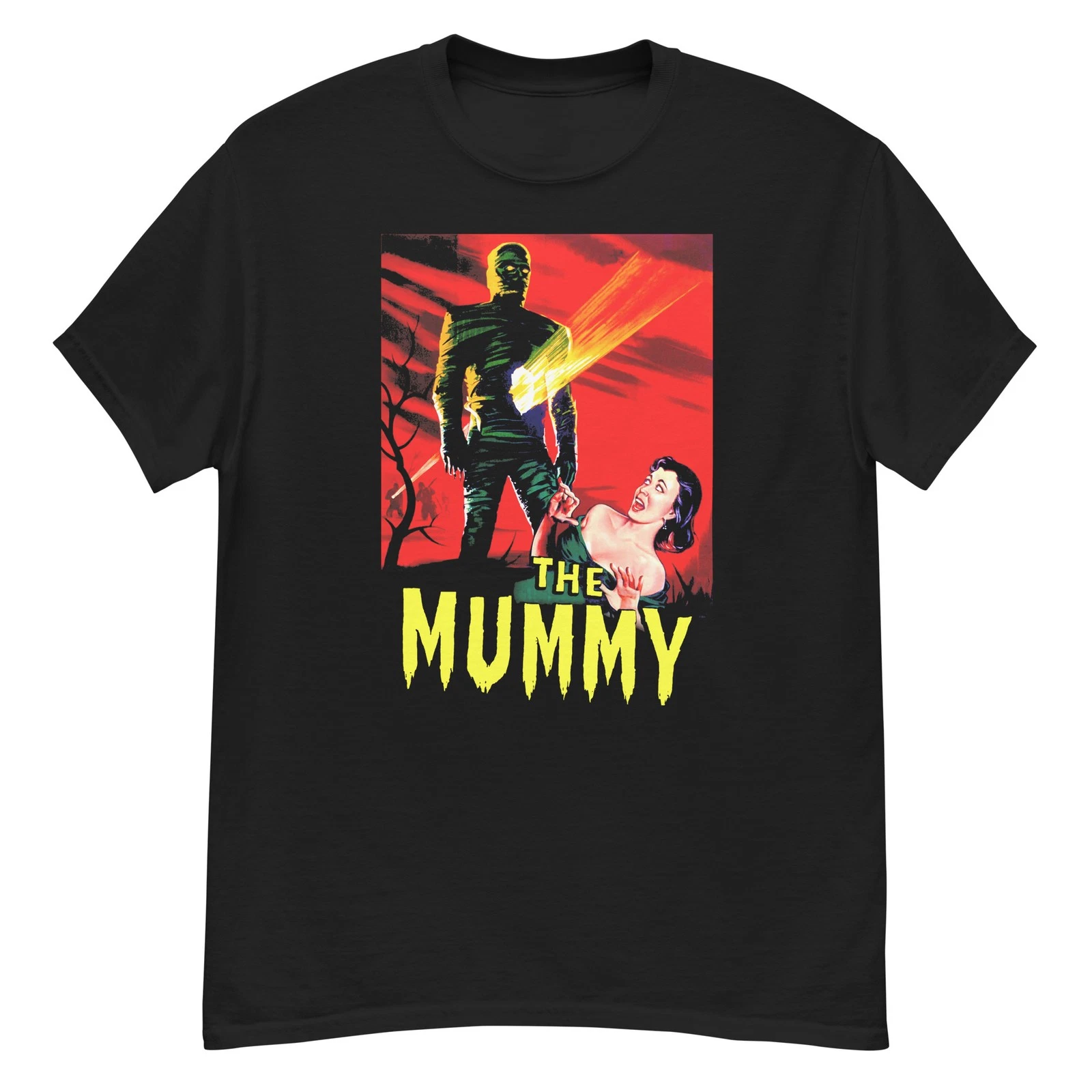 Reprint Rare The Mummy cult Hammer horror film fan art t-shirt ...