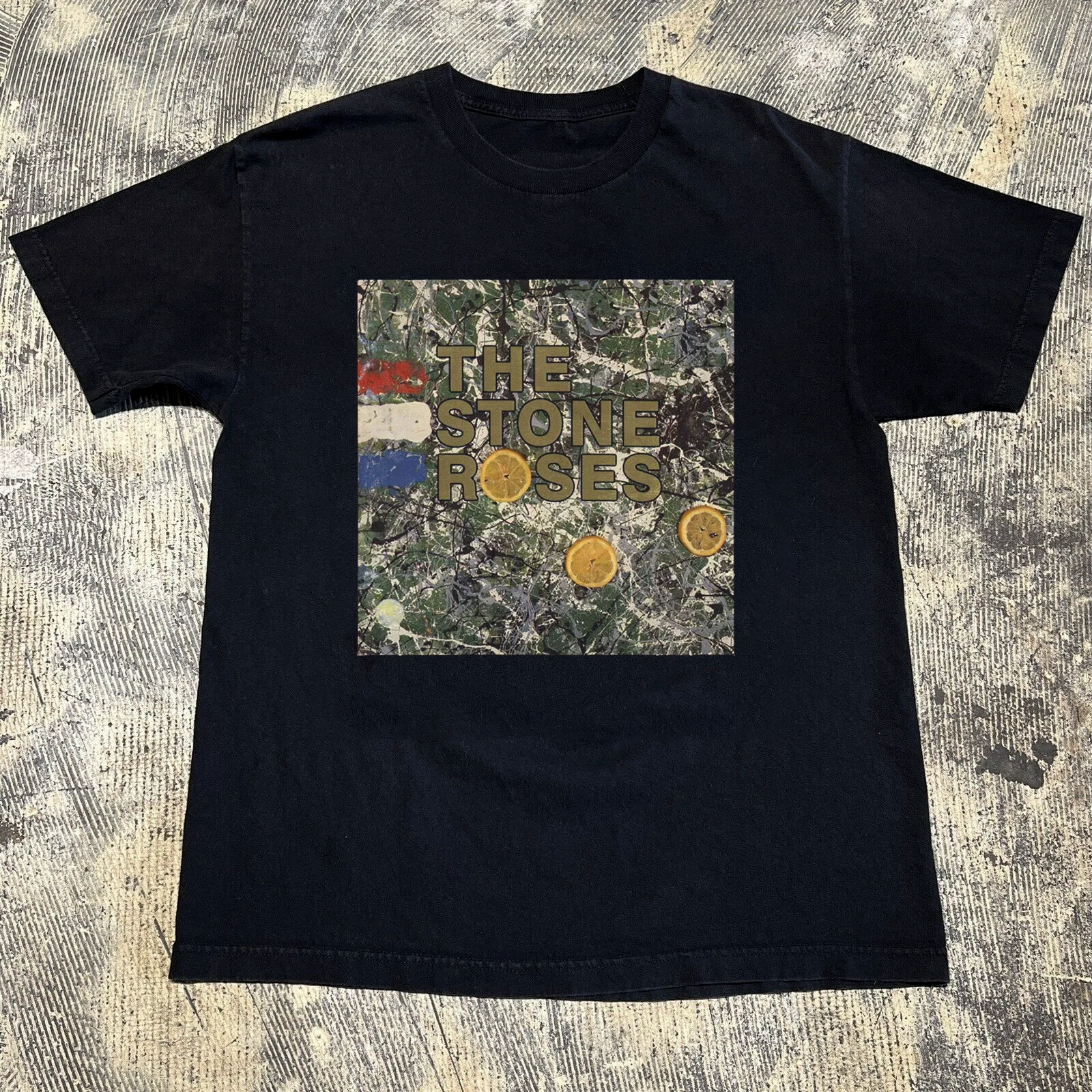 Reprint Rare The Stone Roses BAND The Stone Roses T Shirt Full Size S ...