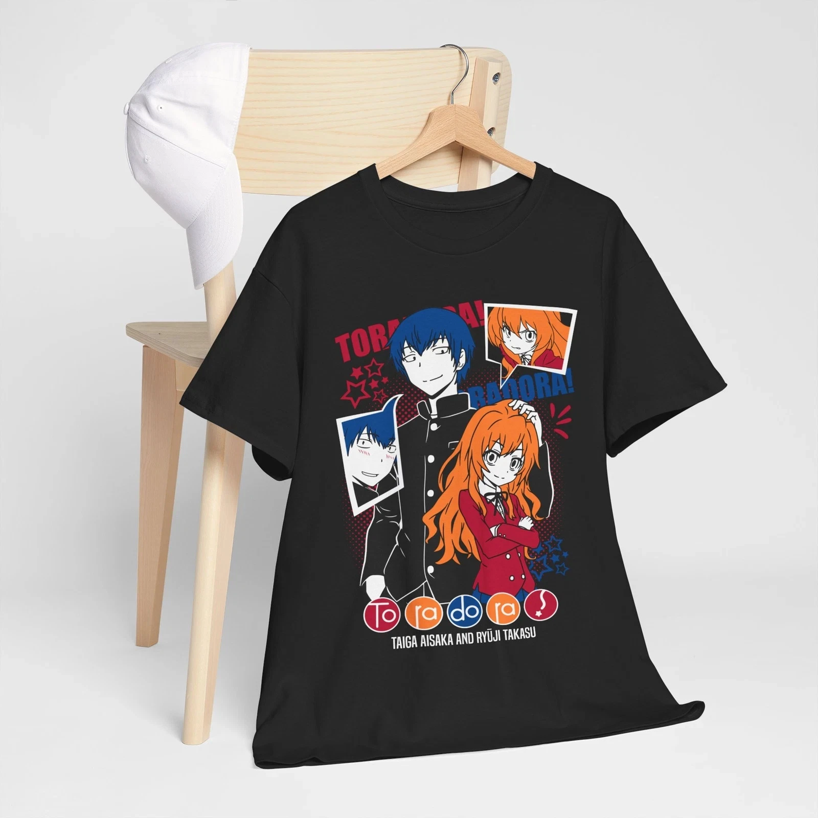 Reprint Rare Toradora T-Shirt Taiga Ryuuji Aisaka Takasu Kawaii Anime ...