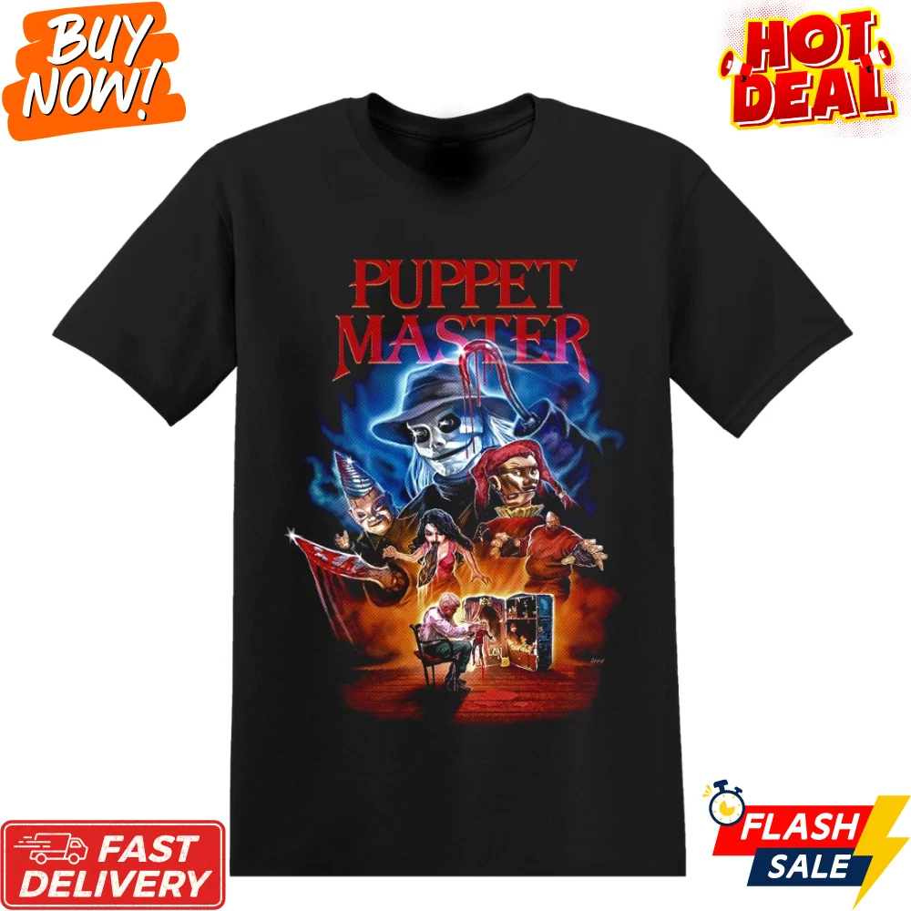 Reprint Rare VINTAGE Puppet Master Inspired Tee Retro Horror Movie ...