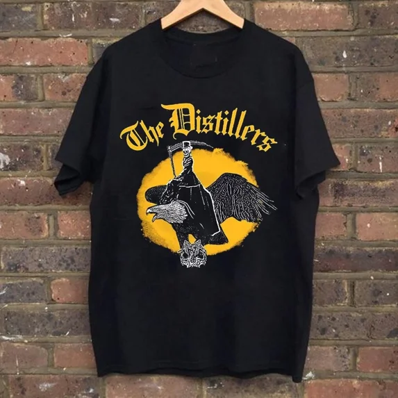 Reprint Rare VINTAGE The Distillers Band Unisex Gift For Music Lover T ...