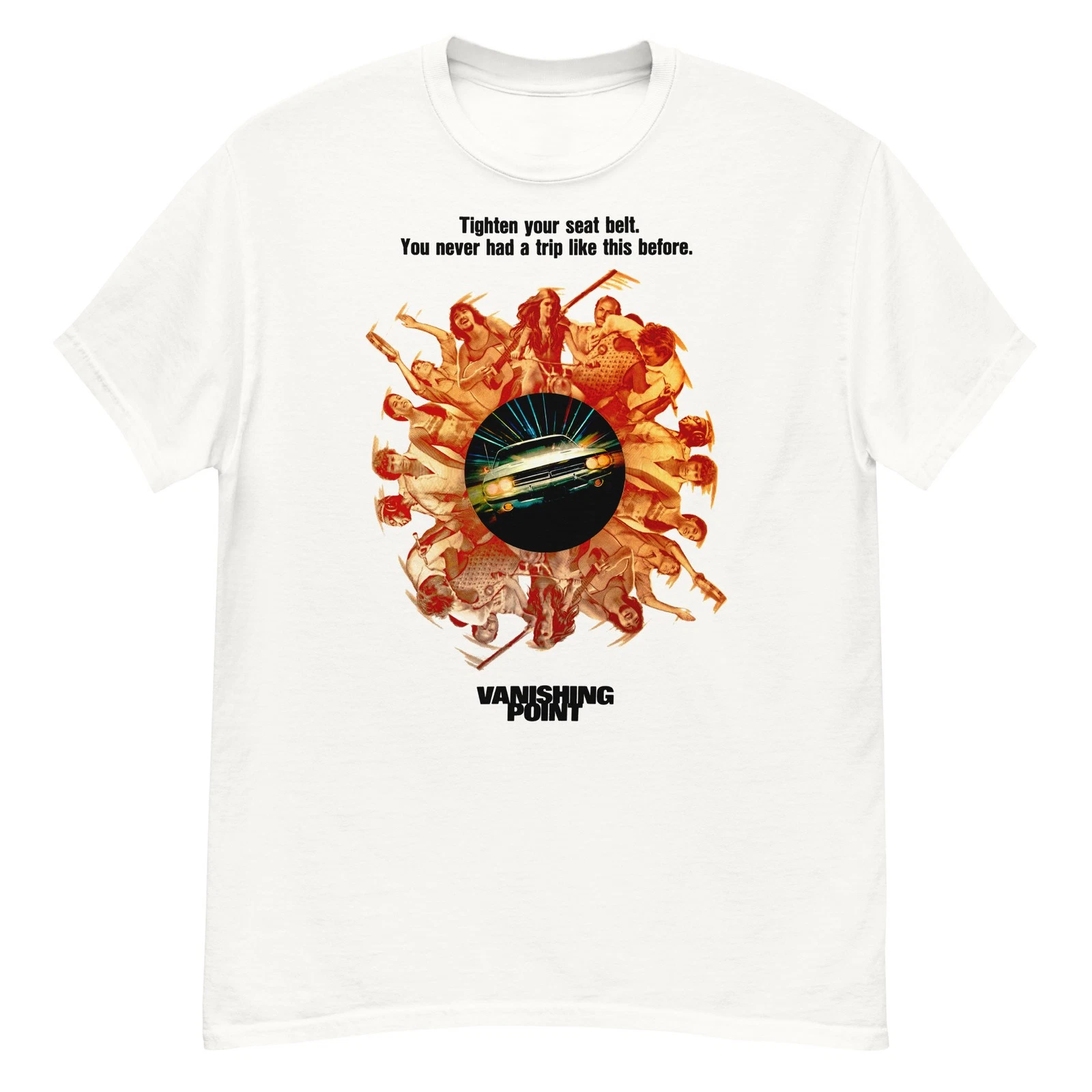 Reprint Rare Vanishing Point cult film fan art t-shirt - Walmart.com