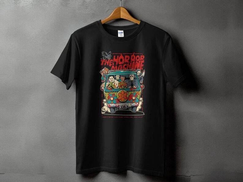Reprint Rare Vintage Horror Van T-Shirt, Retro Scary Movie Tee, Classic ...