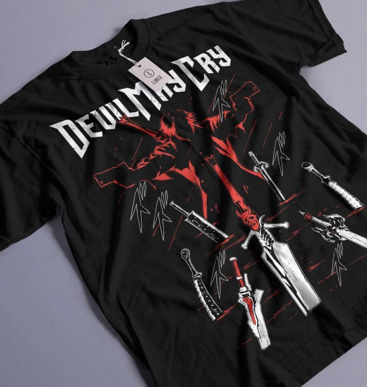 Reprint Rare Virgil Devil T-shirt, DMC3 Premium Unisex Tee, Trigger May ...