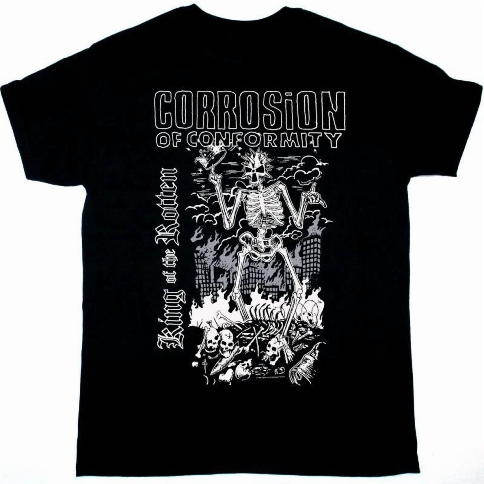 Reprint Rare Vtg CORROSION OF CONFORMITY KING OF THE ROTTEN TOUR Cotton ...