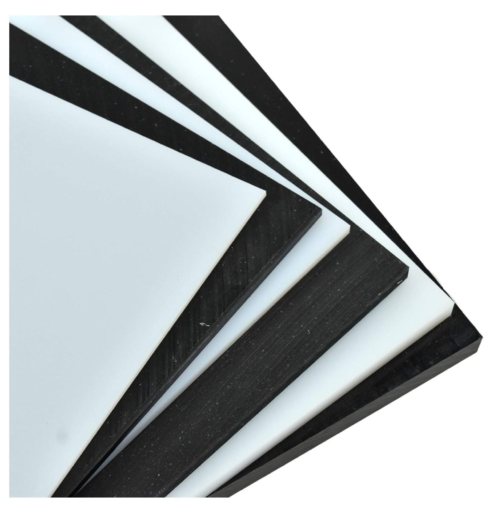 Repro Black UHMW Polyethylene Plastic Sheet 1/4" x 12" x ", Ultra High ...