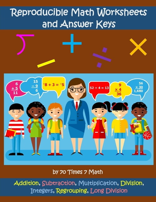 Reproducible Math Worksheets and Answer Keys: Addition, Subtraction ...