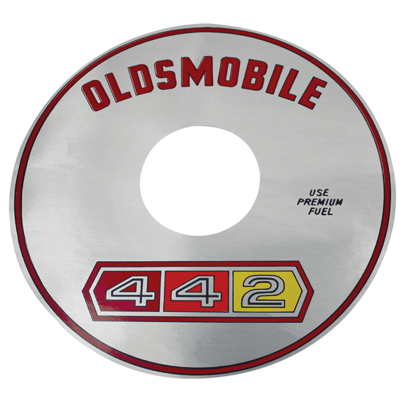 Reproduction 11" 442 Air Cleaner Decal 1965 Oldsmobile 442 and Cutlass ...