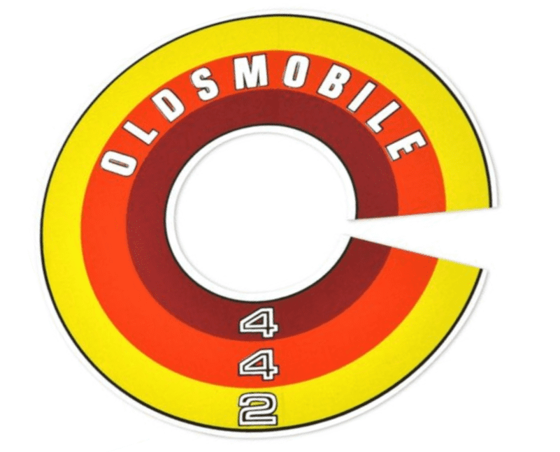 Reproduction 442 Air Cleaner Decal For 1964 Oldsmobile Cutlass and 442 ...