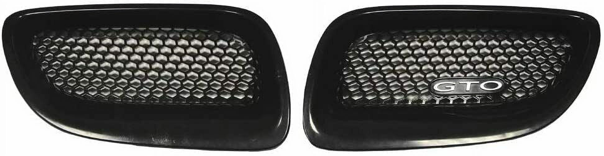 Reproduction Gloss Black Plastic SAP Grille Set 2004-2006 Pontiac GTO ...