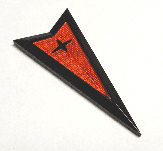 Reproduction Black Trim Rear Trunk Arrowhead Emblem 2004-2006 Pontiac ...