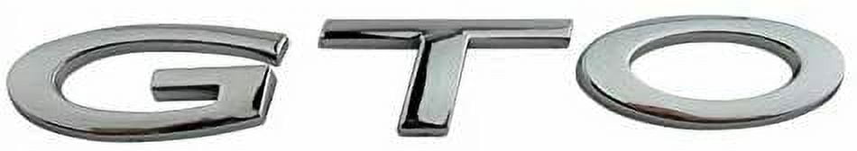 Reproduction Chrome "GTO" Front Grille Emblem Badge 2004-2006 Pontiac ...