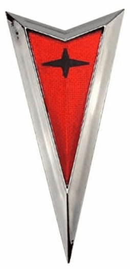 Reproduction Chrome Rear Arrowhead Trunk Emblem For 2004-2006 Pontiac ...