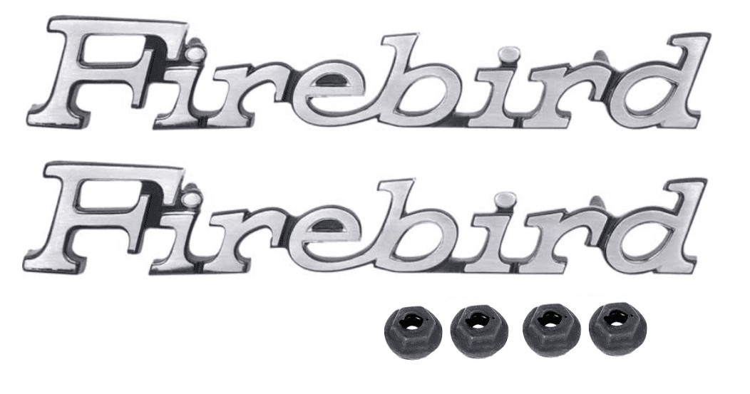 Reproduction Firebird Front Fender Emblem Set For 1970 Pontiac Firebird ...