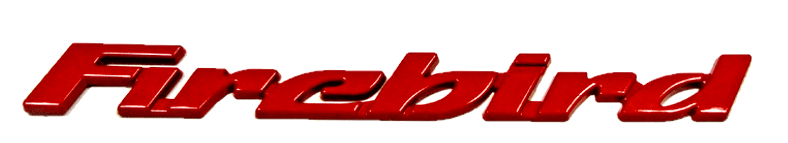 Reproduction Red Door Letter Emblem 1993-2002 Pontiac Firebird Models ...