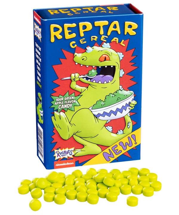 Reptar Cereal Candy- Tasty candies that evoke the classic Rugrats ...