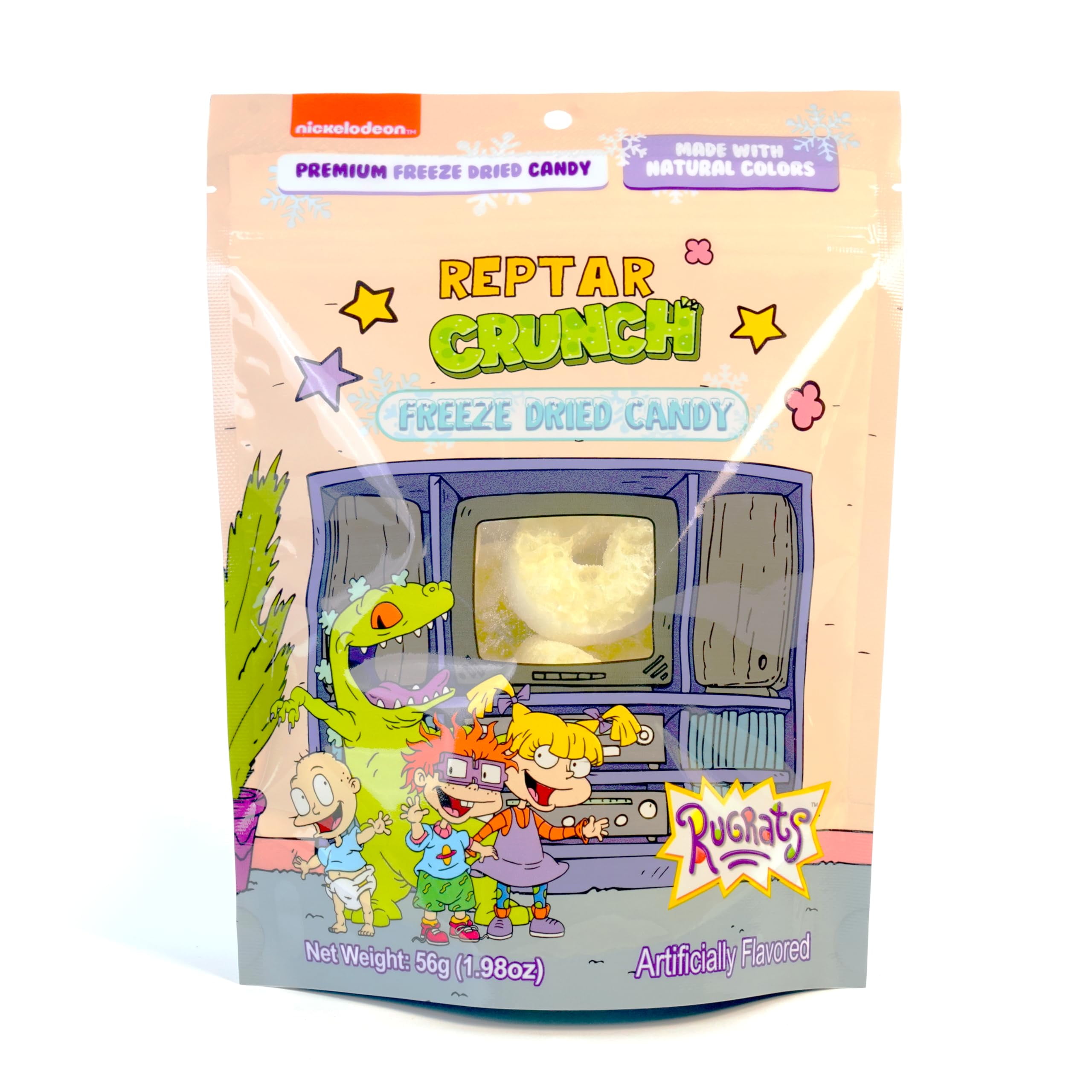 Reptar Crunch Freeze-Dried Candy TGF4 - Official Rugrats Nostalgic ...
