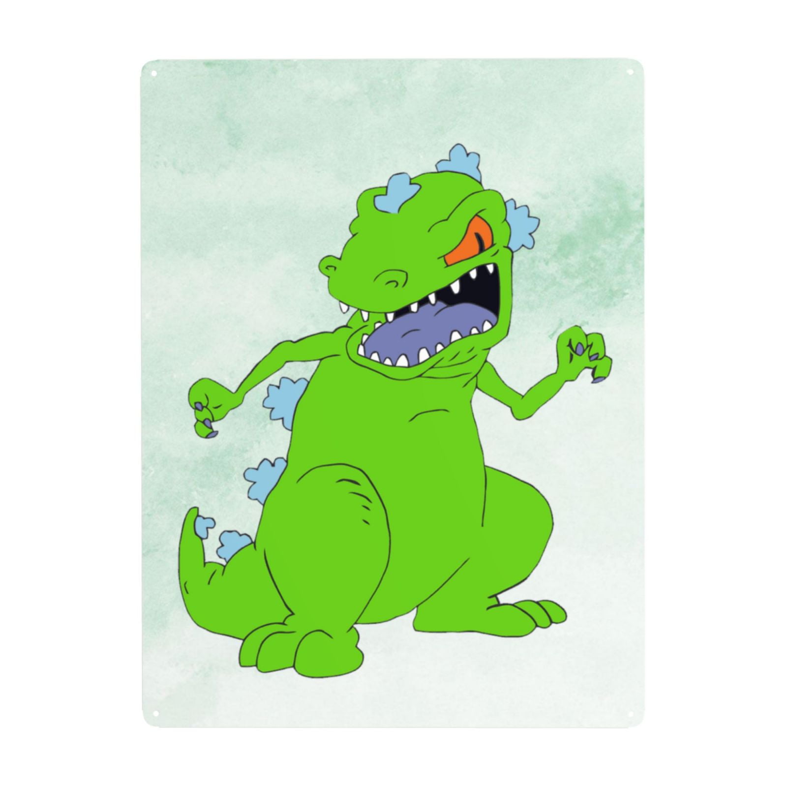 Reptar Rugrats Metal Sign Decor 30x40cm Wall Art Sign for Home, Living ...