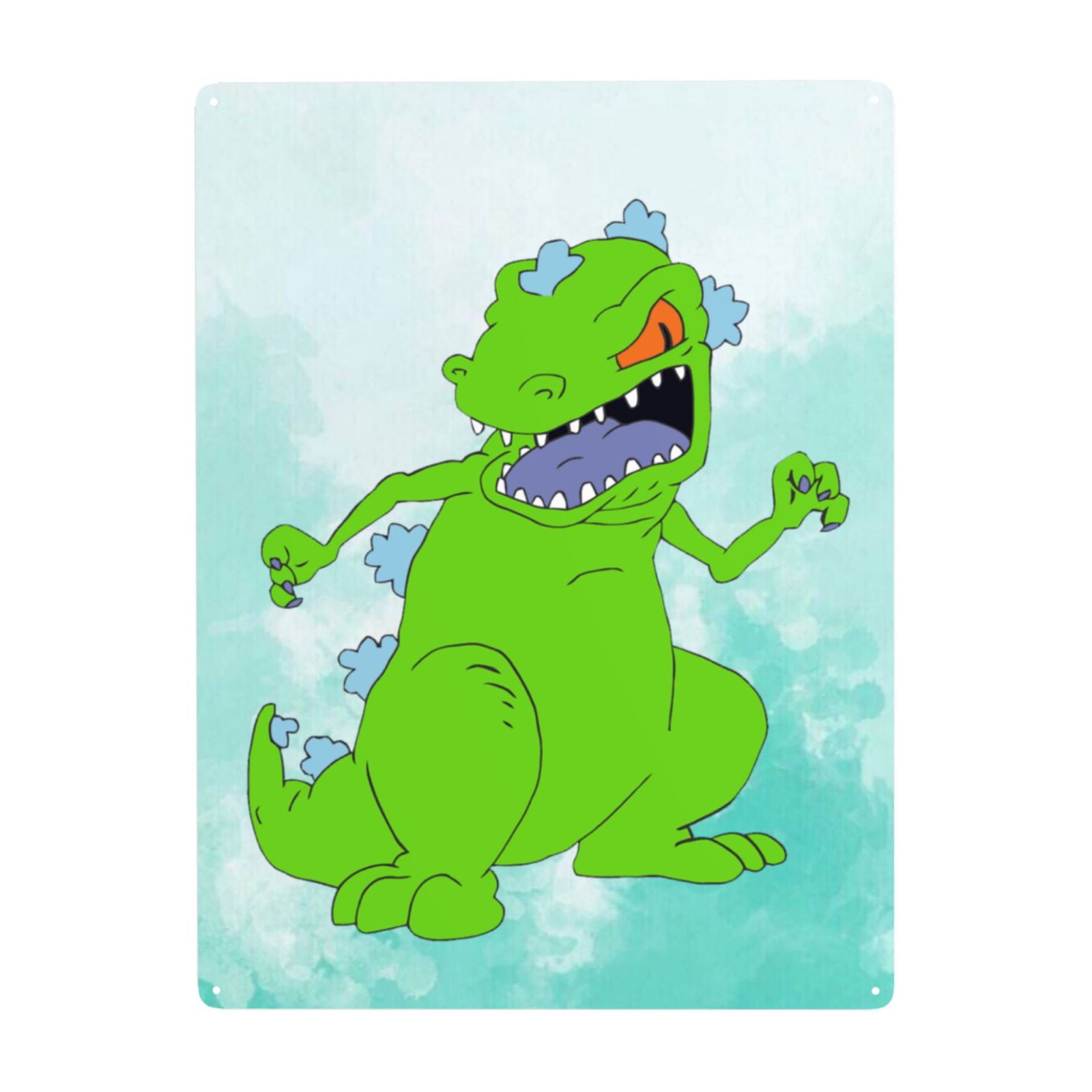 Reptar Rugrats Metal Sign Decor 30x40cm Wall Art Sign for Home, Living ...