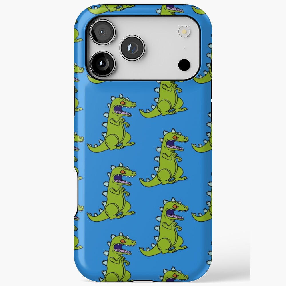 Reptar fun retro animated creature artwork iPhone Case 17 to 11 Pro Max ...