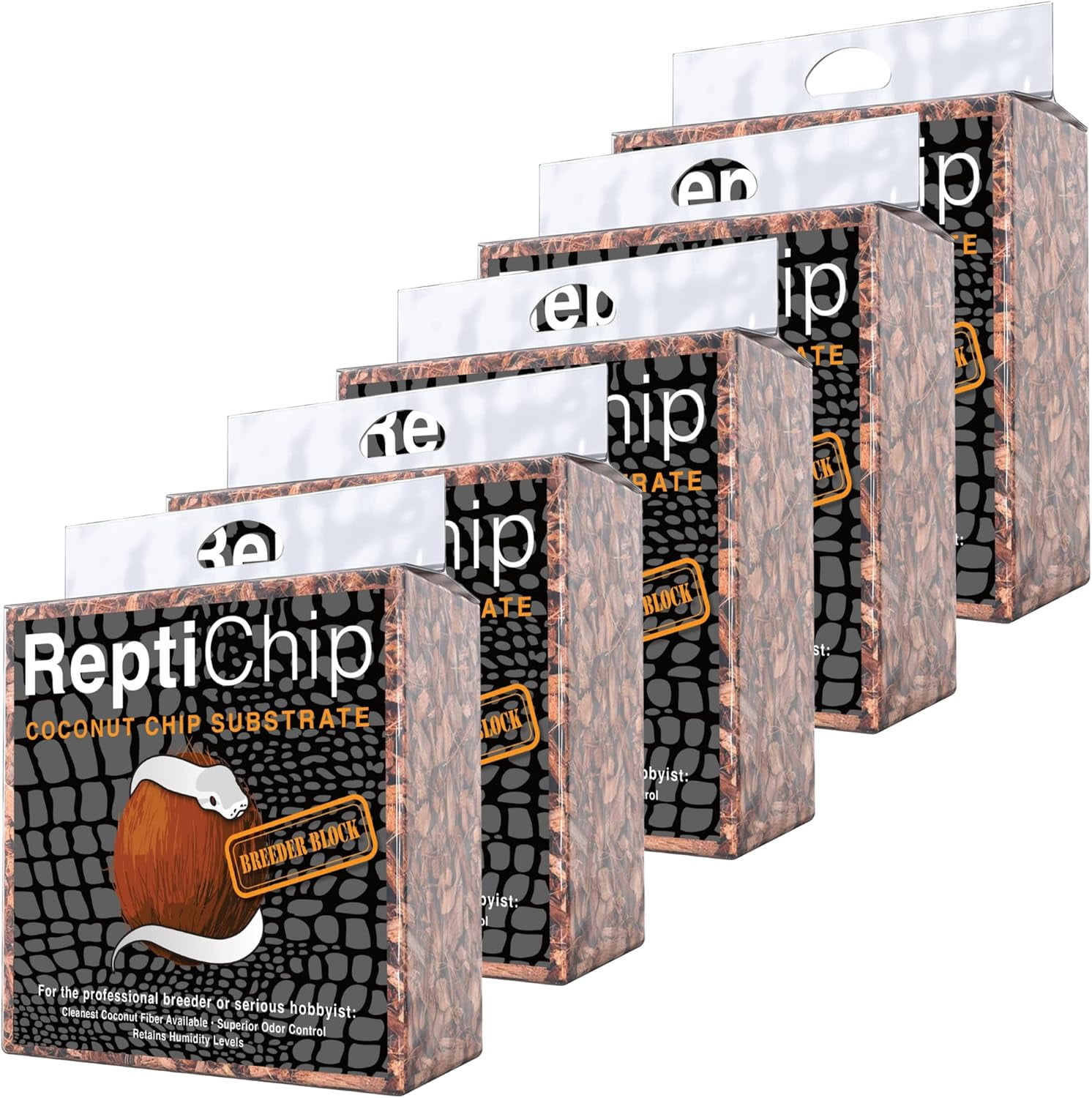 ReptiChip Reptile Substrate Coconut Chip Bedding 72 Quart Compressed ...