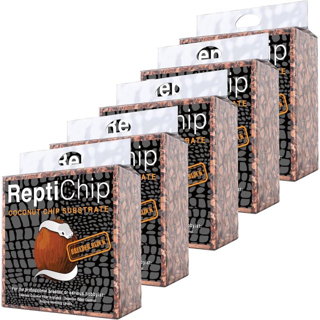ReptiChip Reptile Substrate Coconut Chip Bedding 72 Quart Compressed ...