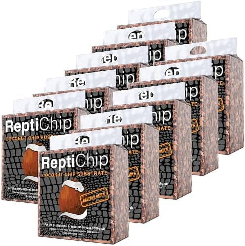 ReptiChip Reptile Substrate Coconut Chip Bedding 72 Quart Compressed Organic Coco Husk Block for ...
