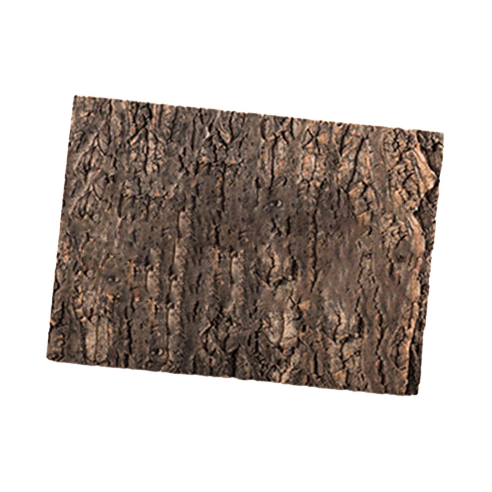 Reptile Backdrop Wall Decor Reusable Wood Habitat Decor Cork Tile ...