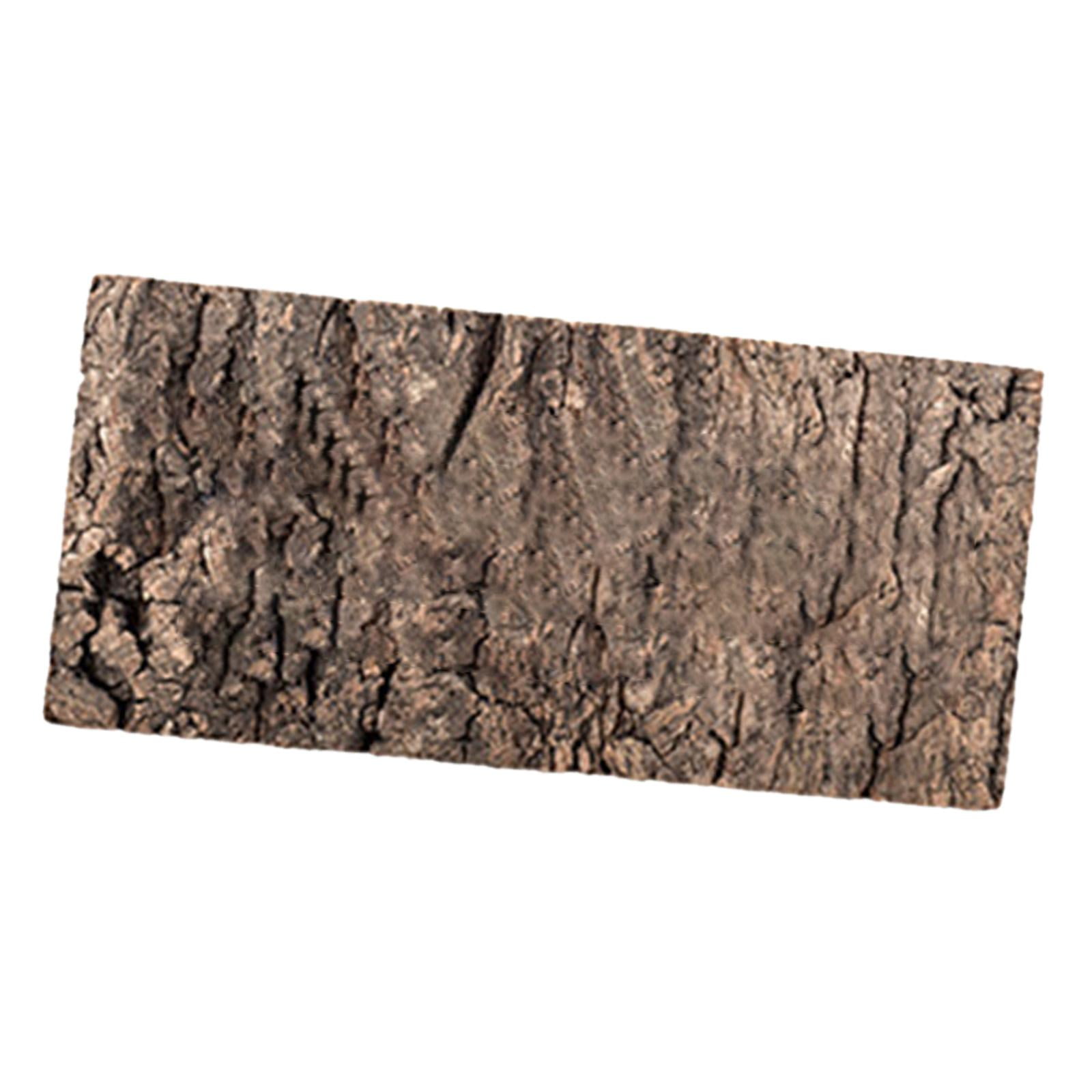 Reptile Backdrop Wall Decor Reusable Wood Habitat Decor Cork Tile ...