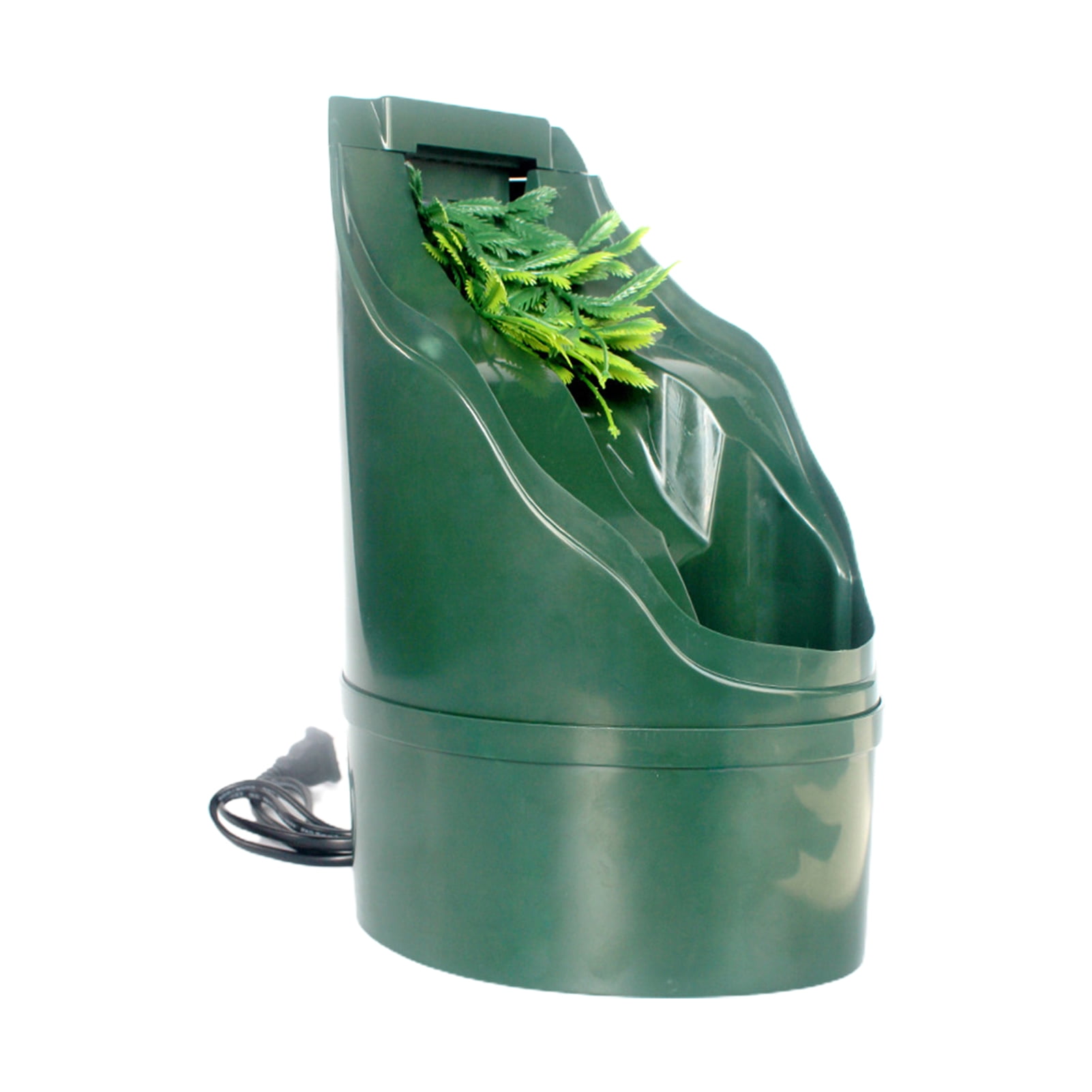 Reptile Drinking Fountain with Pump Adjustable Double Filtration ...
