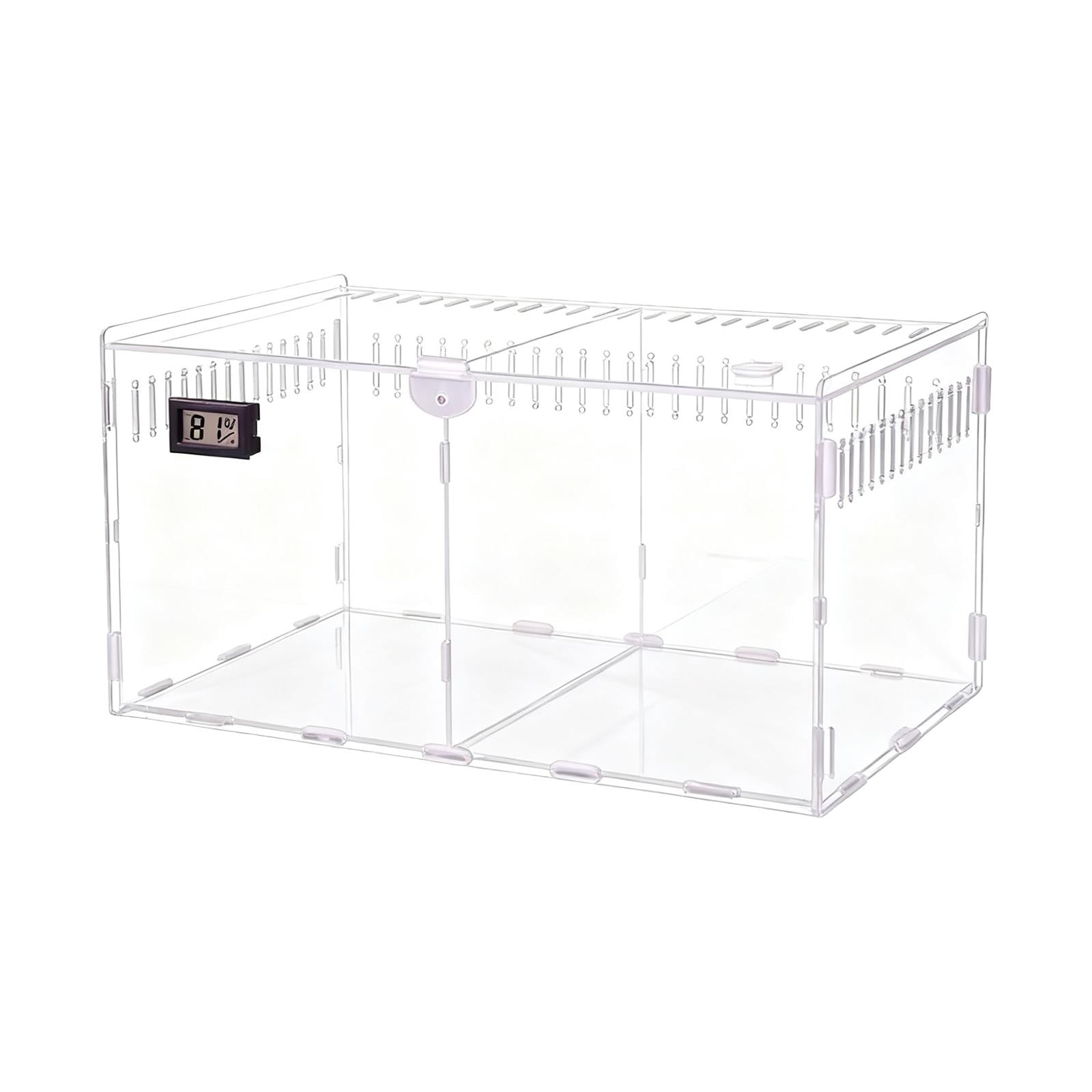 Reptile Enclosure Acrylic Jumping Spider Cage Habitat Large Size ...