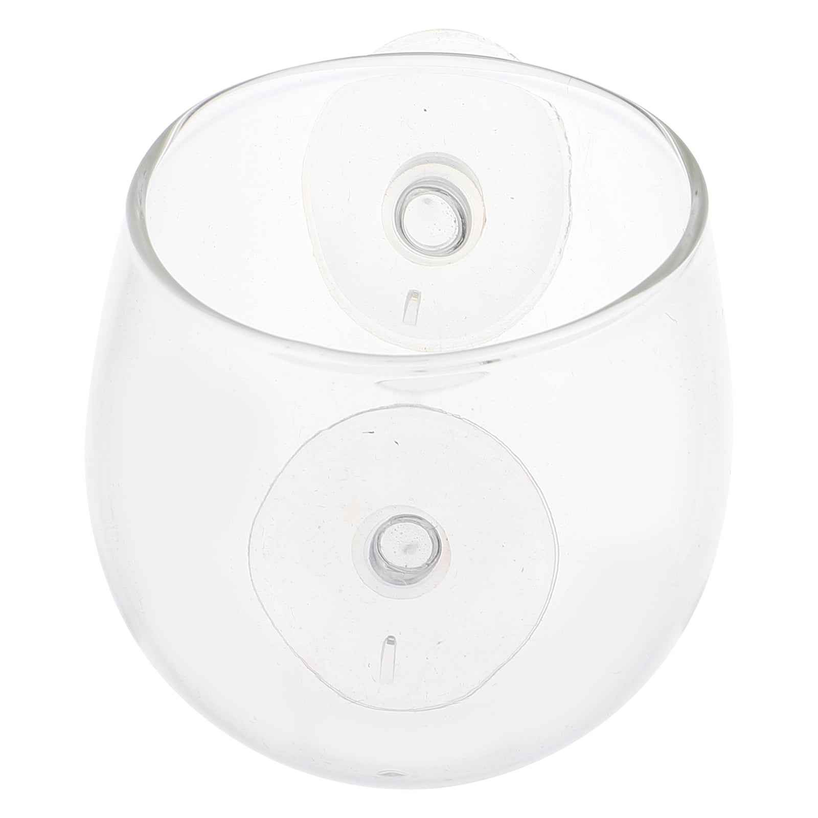 Reptile Feeder with Suction Cup Fogger Cups Animal Anti Escape Bowl ...