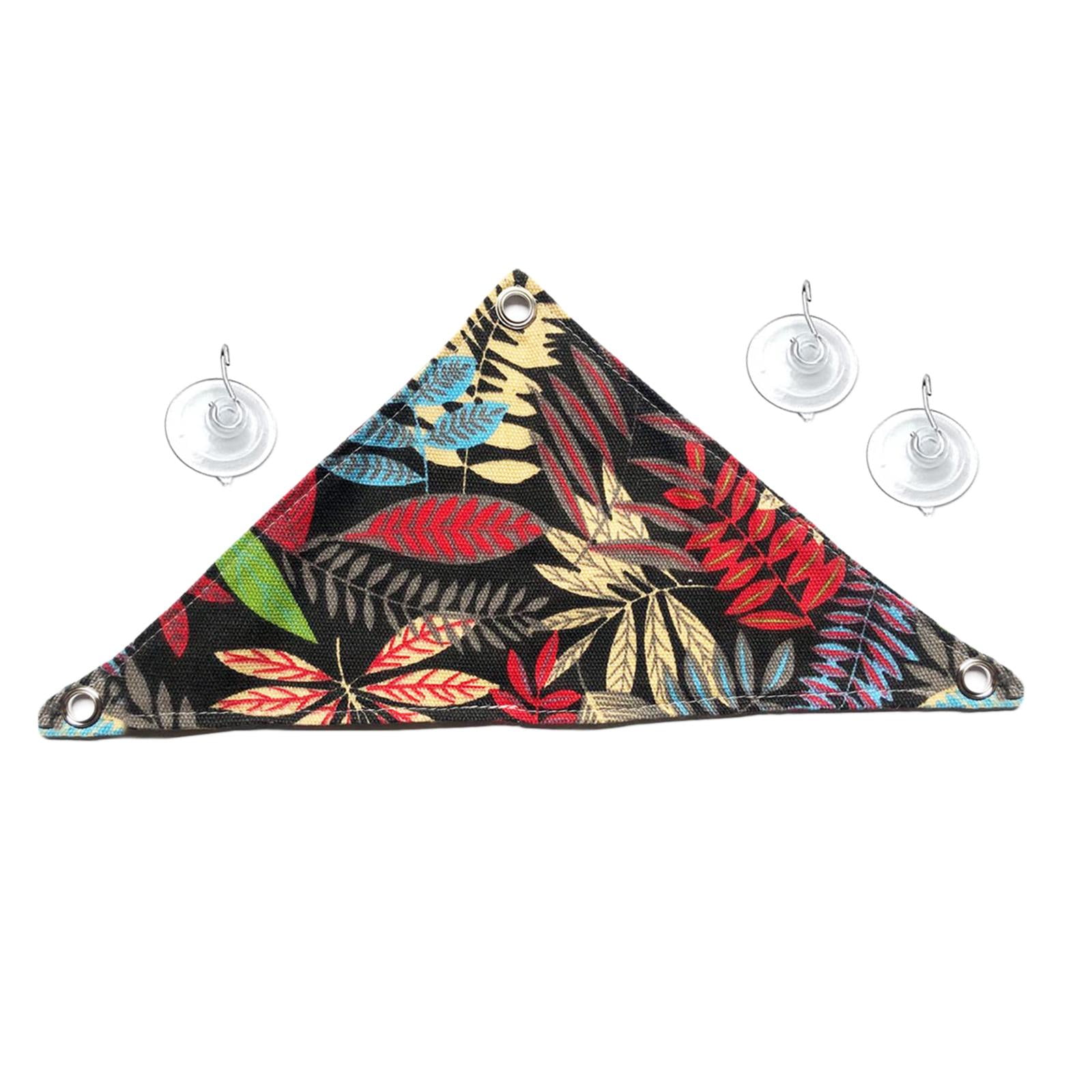 Reptile Hammock Swing Hanging Bed Lounger Ladder with Suction Hook for ...